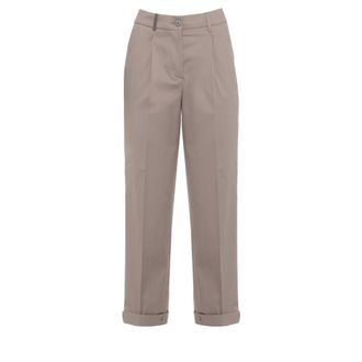 PESERICO Damen, Hosen, Braun, LGr&ouml;&szlig;e
