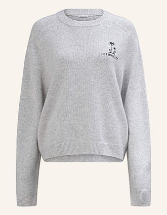 True Religion Strickpulli Mc California grau