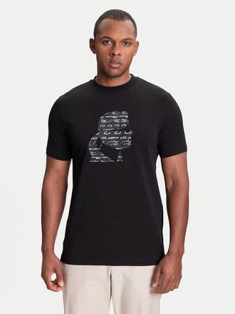 Karl Lagerfeld T-Shirt 755042 553235 Schwarz Regular Fit