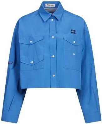 Miu Miu Chemise courte en coton