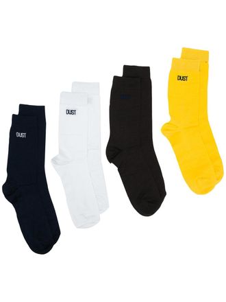 DUST Socken-Set mit Logo - Mehrfarbig