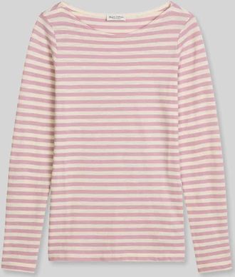 Marc O'Polo Regular Fit Langarmshirt aus reiner Baumwolle