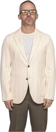 Circolo 1901 Homme, Vestes, Beige, Taille: L Giacca 02815