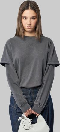 Ganni Future Heavy Jersey Double Sleeve