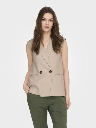 Only Weste Caro 15278794 Beige Loose Fit