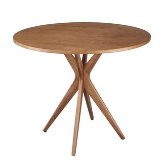 RAGABA JUBI Runder Esstisch aus Holz 90 cm Eiche