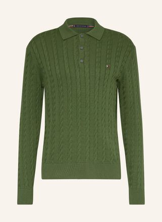 Tommy Hilfiger Strick-Poloshirt gruen