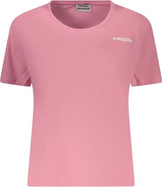 Freddy Femme, Tops, Rose, Taille: 44 FR T-shirt &agrave; manches courtes