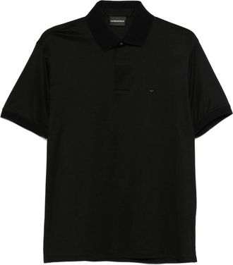Emporio Armani Black Polo Shirt