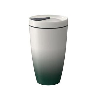 Villeroy & Boch like. by To Go mug S Vert, 290 ml, porcelaine Premium/silicone, vert