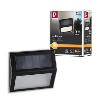 Paulmann 94234 Solar Stufenleuchte/Treppenleuchte LED Au&szlig;enleuchte incl. 1x0,05 Watt Anthrazit Kunststoff 3000 K Warmwei&szlig;