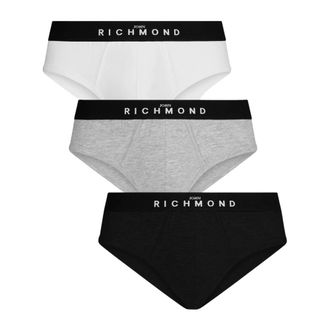John Richmond Tripack Low Waist Tricolor Baumwoll Boxer Briefs - - Underwear - Herren - Mehrfarbig - XL
