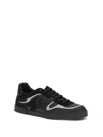 Dolce & Gabbana Mens Portofino Sneakers Nero-Nero Nero/nero