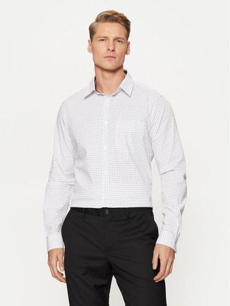s.Oliver Hemd 2149815 Weiß Slim Fit