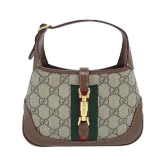 Gucci Sac bandouli&egrave;re Jackie 1961 GG Supreme Canvas Pre-owned - Femme - Pre-owned - Beige - Taille: ONE Size
