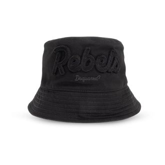 Dsquared2 Homme, Accessoires, Noir, Taille: ONE Size Logo Hat