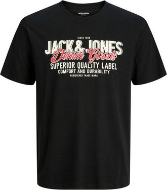 Jack & Jones Rundhalsshirt JJELOGO TEE SS O-NECK 2 COL AW25 SN