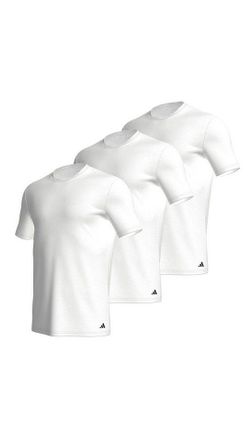 adidas T-Shirt Active Core Cotton (3er Pack) Lockere Passform, Rundhals-Ausschnitt, Kurzarm