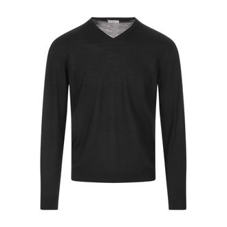 Fedeli Raffinato Pullover - - Knitwear - Herren - Schwarzk - XL