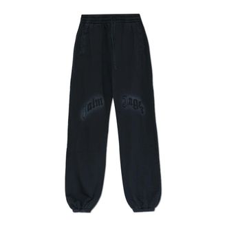 Palm Angels Logo Sweatpants - - Trousers - Herren - Schwarzk - S