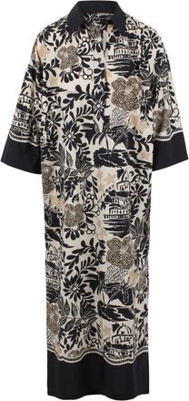 Ermanno Scervino Femme, Robes, Multicolore, Taille: 38 FR Kaftan en coton