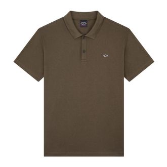 Paul & Shark Baumwoll-Polohemd mit Hai-Badge - - Tops - Herren - Gr&uuml;n - S