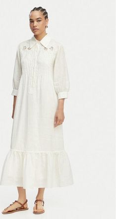 Luisa Spagnoli Hemdkleid Parisi 543104 Wei&szlig; Regular Fit