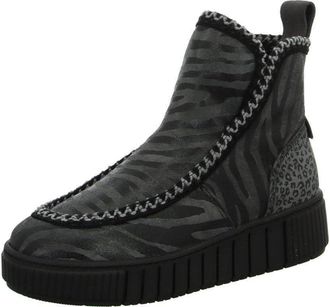 Tamaris Damen Stiefel Leder Removable Sock; ANTHRACITE COM, EU 40