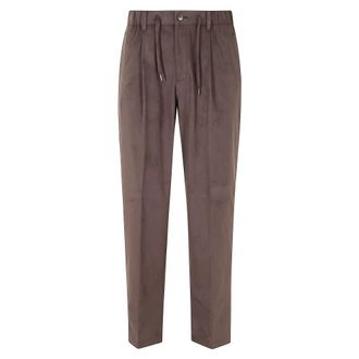 Herno Hosen mit Wildlederoptik und Kordelzug - - Trousers - Herren - Braun - L