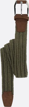 van Laack Geflochtener Gürtel mit Lederspitzen
