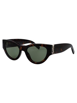 Saint Laurent SLM94 Tortoiseshell Acetate Sunglasses - Green