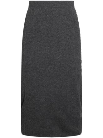 Fabiana Filippi jupe Platinum à coupe mi-longue - Gris