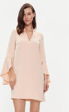 Twin-Set Coctailkleid 241TP2292 Rosa Straight Fit