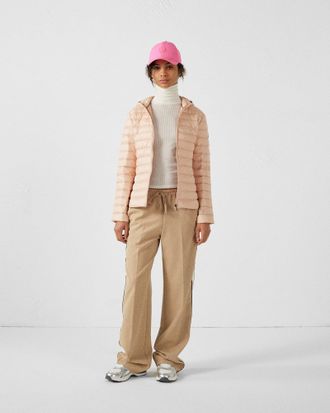 Jott Doudoune l&eacute;g&egrave;re &agrave; capuche P&ecirc;che clair Cloe - Taille XS