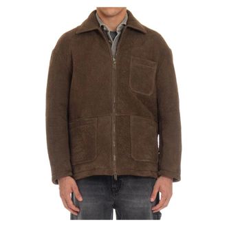 Salvatore Santoro Veste en Daim - Homme - Vestes - Brun - Taille: M