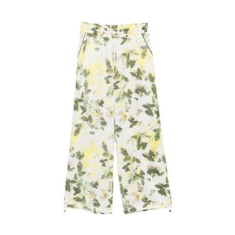 Liu Jo Bedruckte Satinhose - - Trousers - Damen - Mehrfarbig - XS