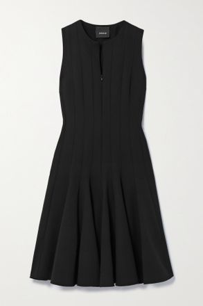 Akris Minikleid Aus Einer Wollmischung - Schwarz