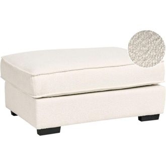 Beliani Ottomane KOLDING Bouclé Hellbeige