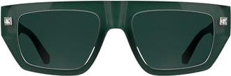 Calvin Klein Jeans CKJ25619S Sunglasses, Green, Taille Unique Unisex