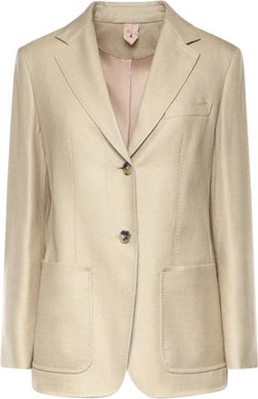 Max Mara Femme, Vestes, Beige, Taille: 38 FR Blazers