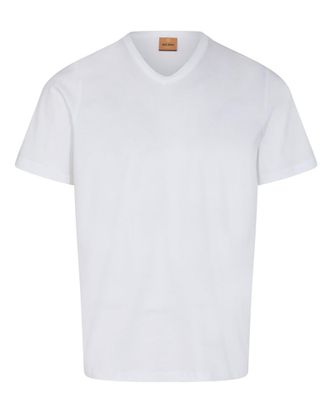 Mos Mosh Glattes T-Shirt mit V-Ausschnitt und Polygiene-Ausstattung in