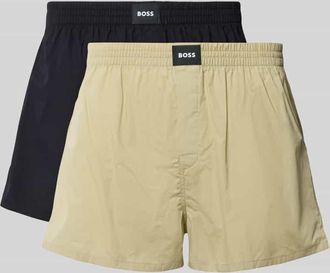 HUGO BOSS Boxershorts aus reiner Baumwolle Modell 2P BOXER S. CW PEACH