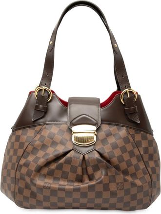 Louis Vuitton Hobo Bags - Damier Ebene Sistina GM - Gr. unisize - in Braun - f&uuml;r Damen