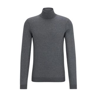 HUGO BOSS Rollkragenpullover - - Knitwear - Herren - Grau - L