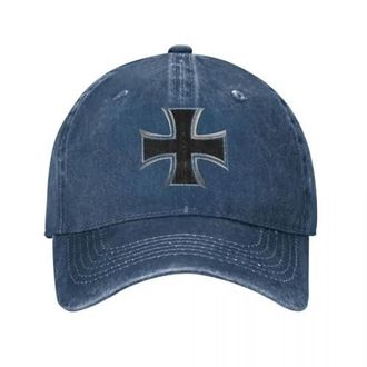 Generic Casquettes de Baseball masculines Hommes, Hip Hop Washed Iron Cross Allemagne Casquette de Baseball Papa Printemps-&eacute;t&eacute; Chapeaux de Cow-Boy Casquettes