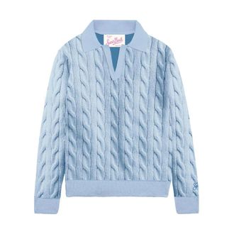 MC2 Saint Barth Cassy Braid - - Knitwear - Herren - Blau - XL
