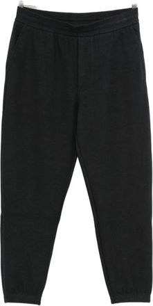 Emporio Armani Homme, Pantalons, Noir, Taille: 2XL Pantalon de ville en laine &agrave; devant plat