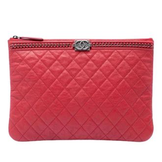 Chanel Pre-owned Leder chanel-taschen - - Pre-owned - Damen - Rot - ONE SIZE