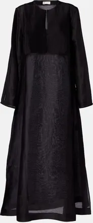 Tory Burch Kaftan aus Leinen und Seide