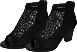 Beaupretty Sandales &agrave; Talons &Eacute;pais pour Femmes Design Classique Talons Hauts &Eacute;l&eacute;gantes Et Confortables pour Robes Et Jupes